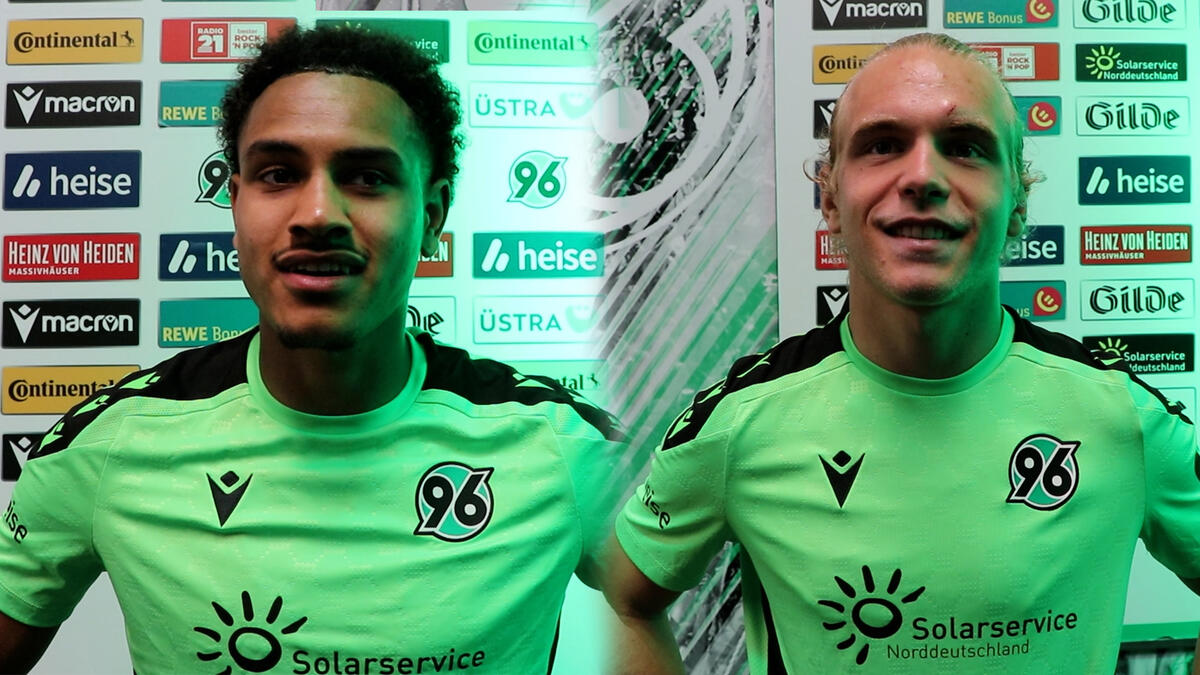 Hannover 96: "Taddel" Momuluh und Lars Gindorf am 96TV-Mikro: "Dass der ...
