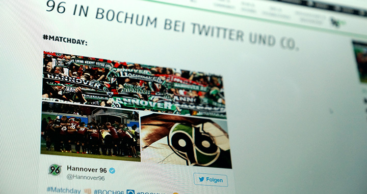 Hannover 96: 96 in Bochum bei Twitter und Co.
